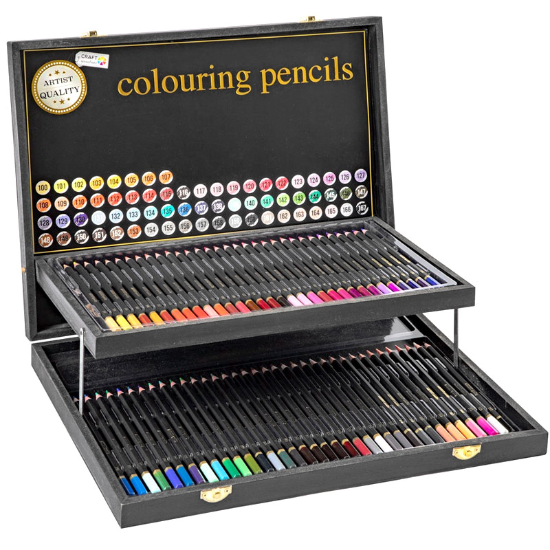 Colouring pens and pencils set store