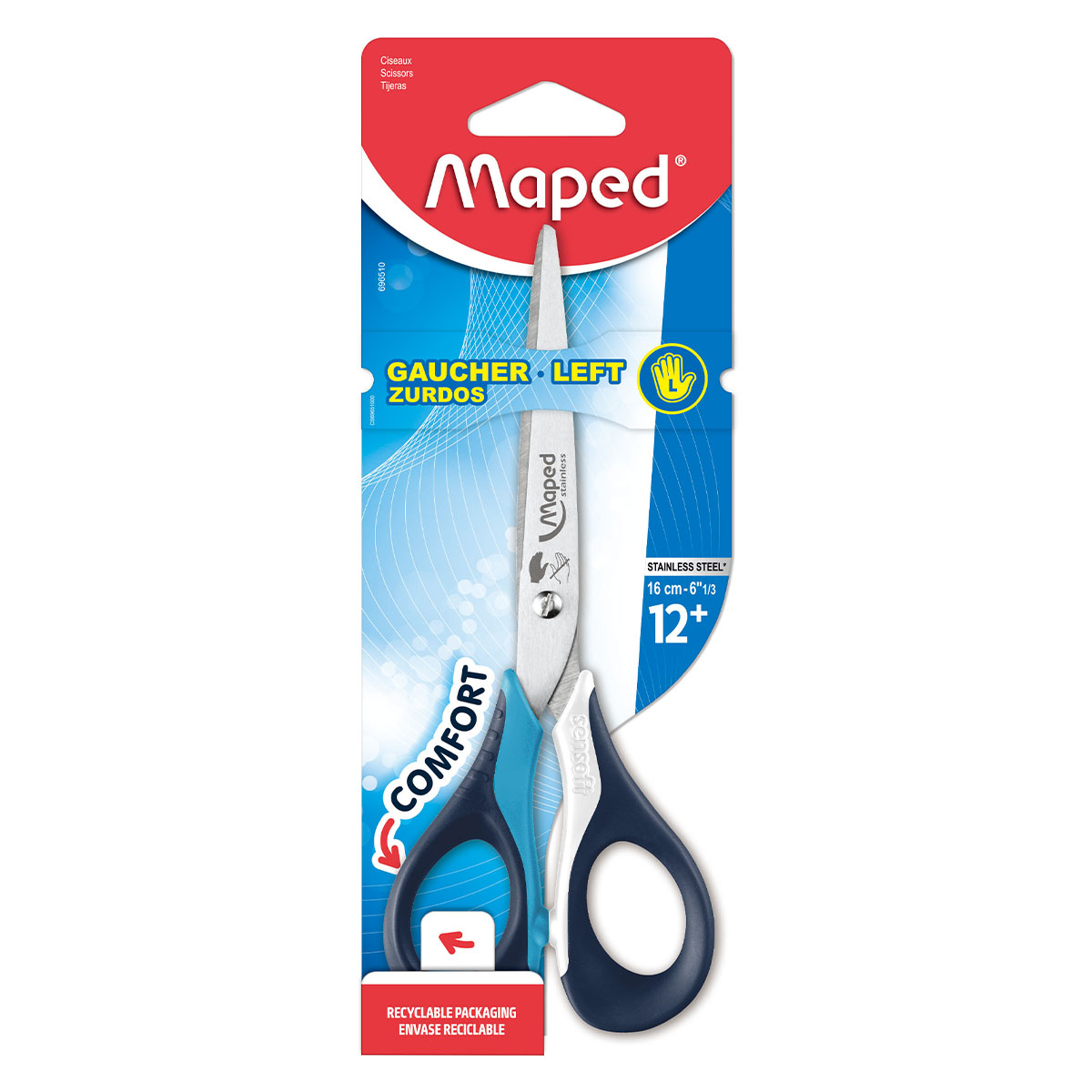 Maped Scissors Left handed 16 cm Pen Store